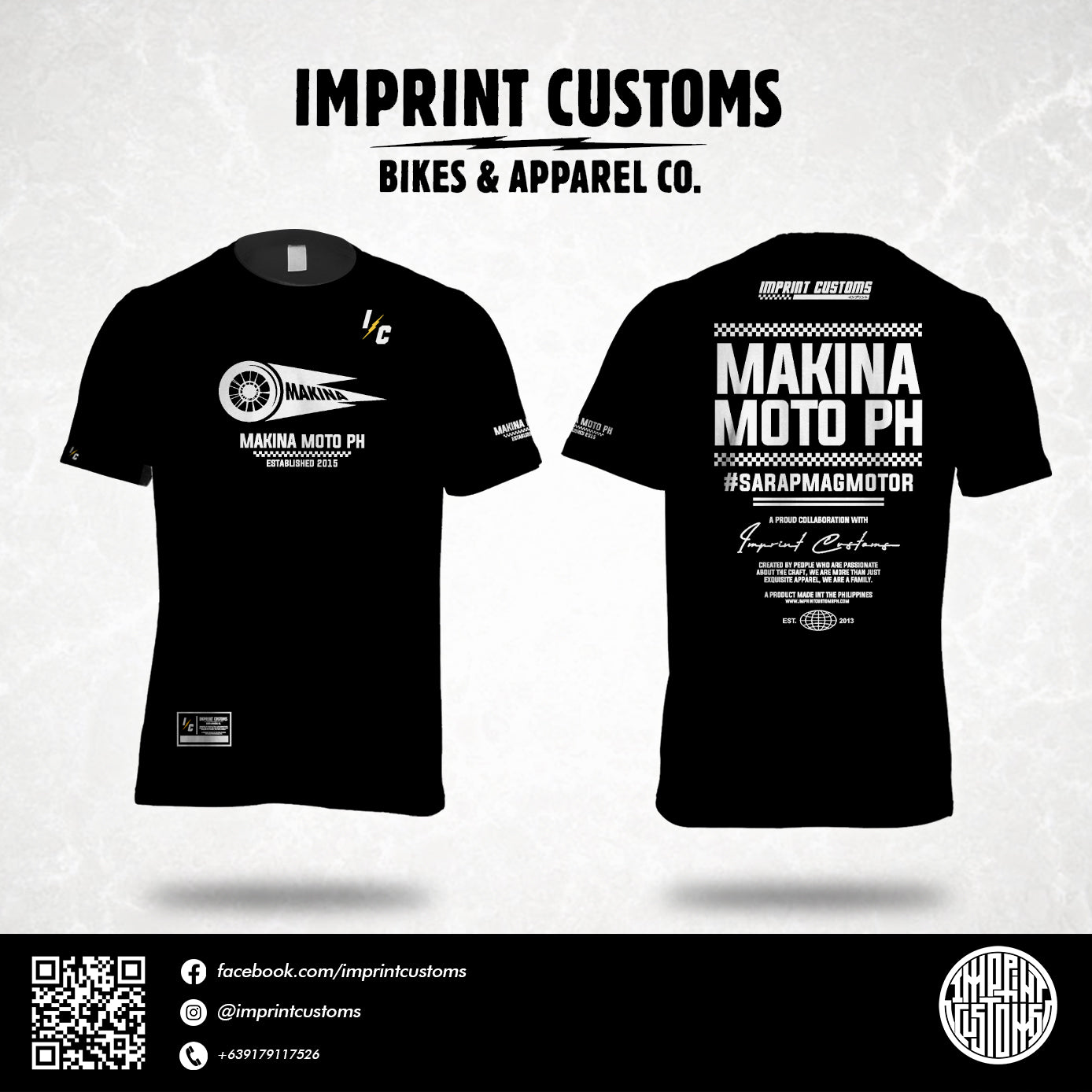 MAKINA - SHIRT BLACK – Imprint Customs