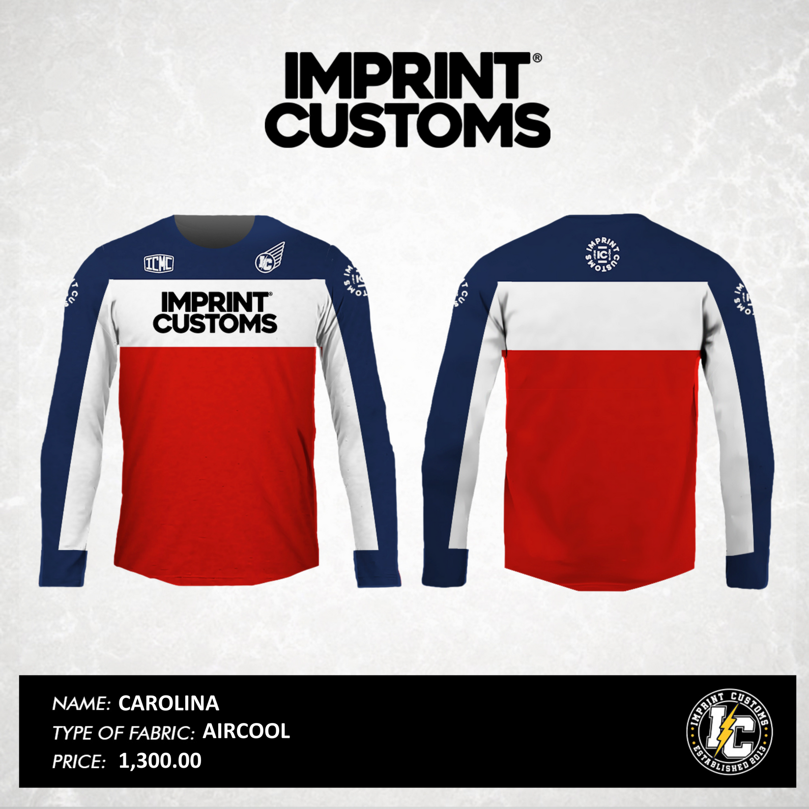 IMPRINT CUSTOMS - CAROLINA RIDING JERSEY – Imprint Customs